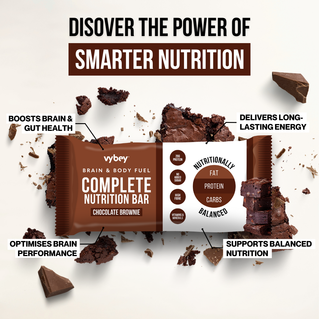 Complete Nutrition Bars – vybey AU | Braincare Nutrition | Premium Meal Replacement Shake Australia